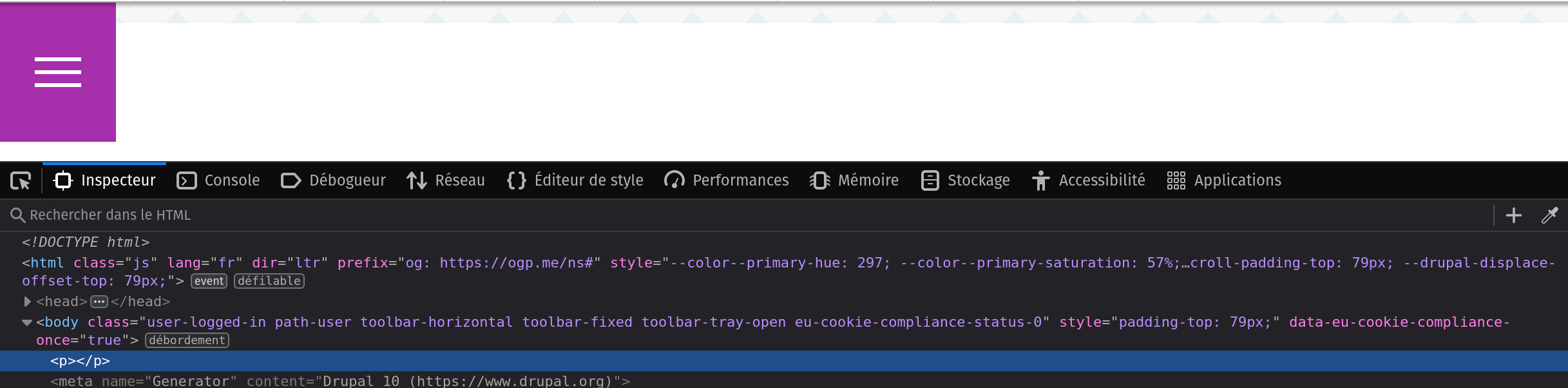 The module adds white space at the top of the olivero theme [#3427753] | Drupal.org